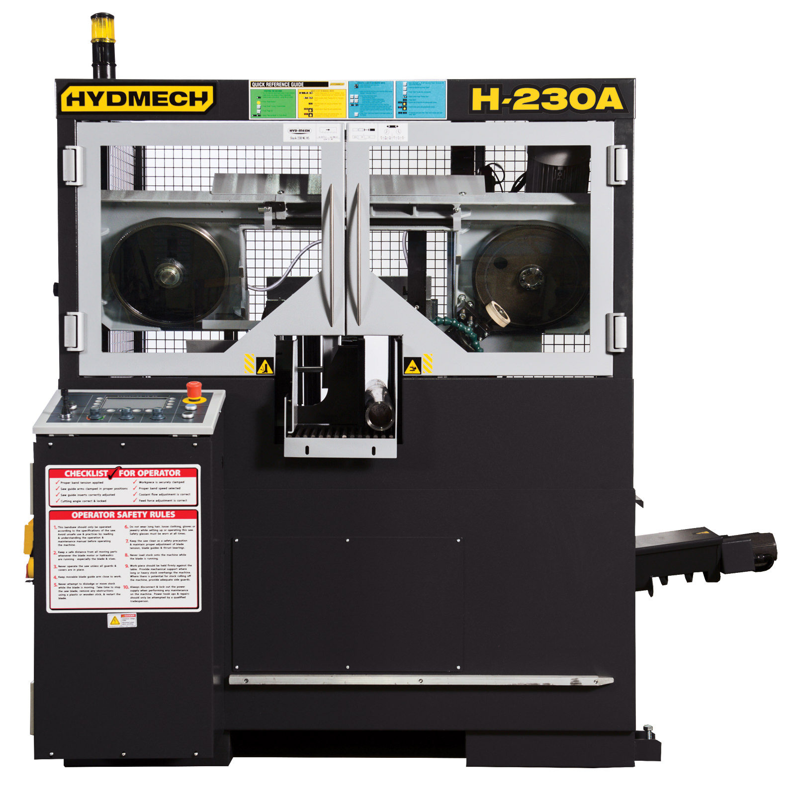 H-230A - HYDMECH Band Saws, Cold Saws, Carbide Saws and Material Handling